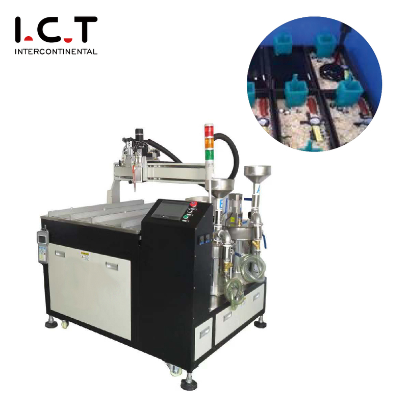 I.C.T | Semi automatic two component resin Glue epoxy dispensing ...
