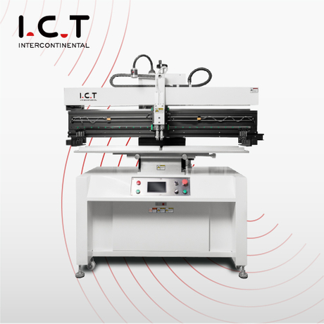 I.C.T | Semi-automatic vacuum screen Solder paste printer for applying ...
